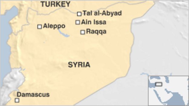 Syria warplane 'bombs Raqqa petrol station queue' - BBC News