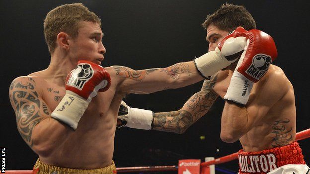 Carl Frampton in impressive sixth-round win over Steve Molitor - BBC Sport