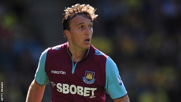 West Ham's Mark Noble signs new three-year contract - BBC Sport