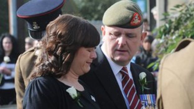 Funeral for soldier Thomas Wroe killed in Afghanistan - BBC News
