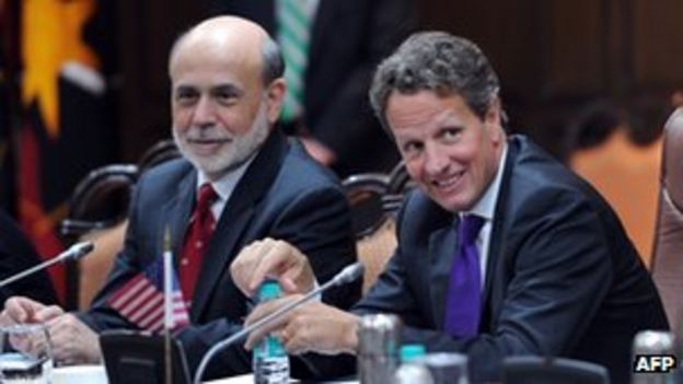 Timothy Geithner and Ben Bernanke in India amid reforms - BBC News