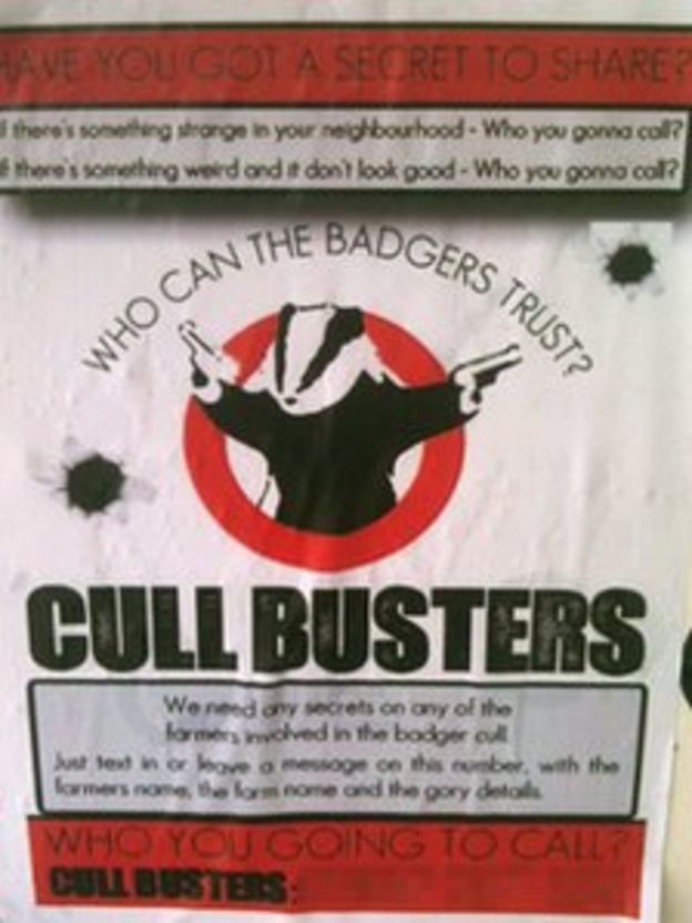 Badger-cull protest must not be part of 'campaign of intimidation ...