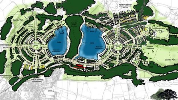 'Garden city' plan for Margam opencast mine - BBC News