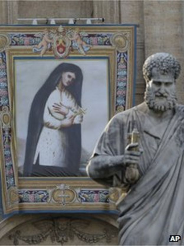 Pope names new saints including Native American - BBC News