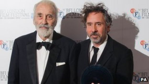 Burton and Bonham Carter honoured at London film awards - BBC News