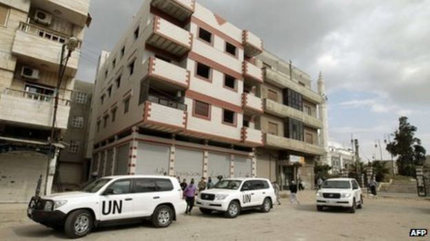 Syria peacekeeping contingency plan mulled at UN - BBC News