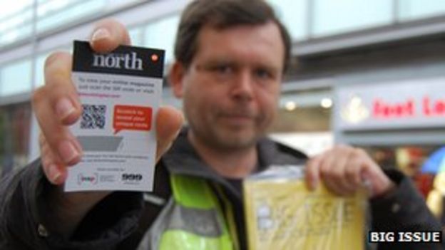 Big Issue in the North magazine goes digital - BBC News