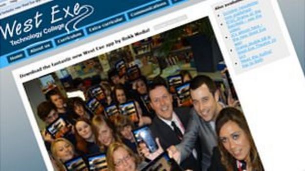 West Exe College launches mobile phone and computer app - BBC News