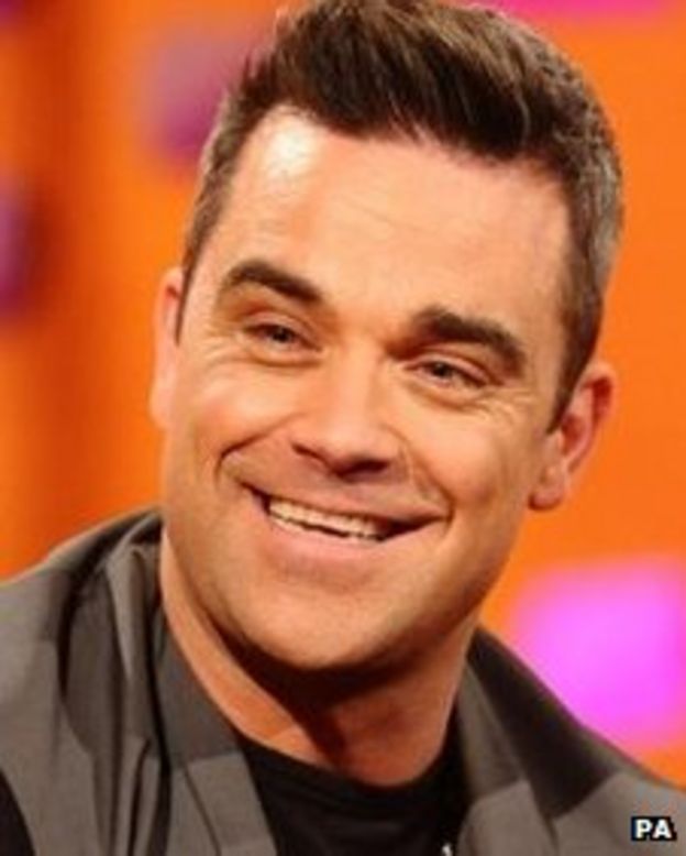 Robbie Williams returns to number one spot - BBC News