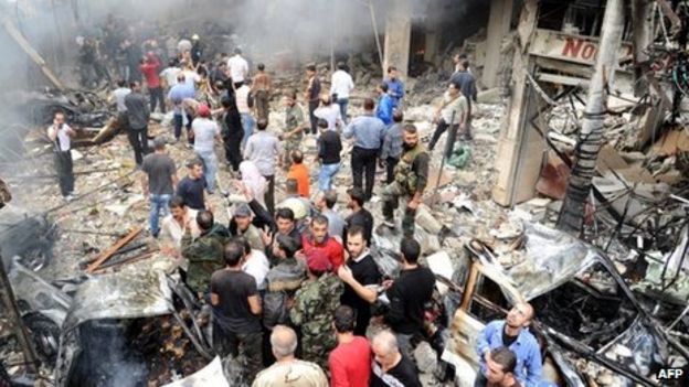 Several killed in Syria car bombings - BBC News