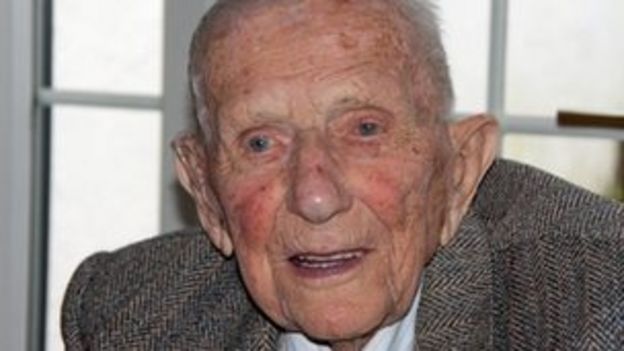Sam Ledward turns 106 after being declared dead in 1936 - BBC News