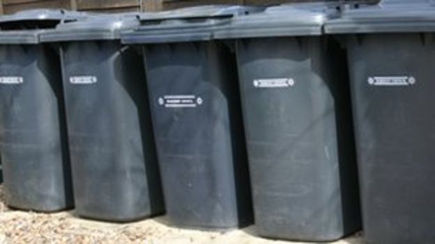Wheelie bins worth £10,000 destroyed in Grangemouth fire - BBC News