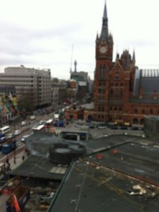 King's Cross redevelopment progresses - BBC News
