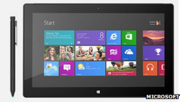 Microsoft prices Surface with Windows Pro tablets - BBC News
