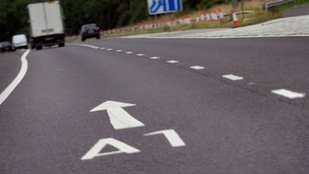 A1 Gateshead Western Bypass widening scheme getting under way - BBC News
