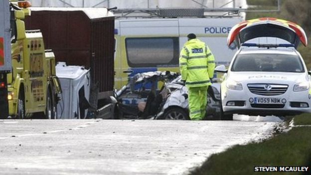 County Londonderry crash victims were Colin and Hannah Doherty - BBC News