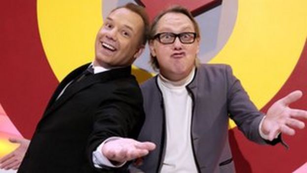 Vic Reeves and Bob Mortimer honoured with comedy award - BBC News