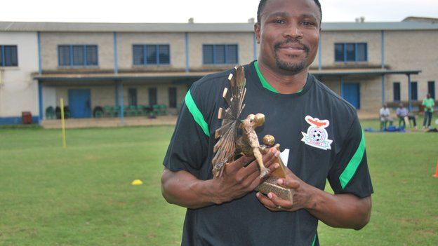 Christopher Katongo thanks fans after winning BBC award - BBC Sport