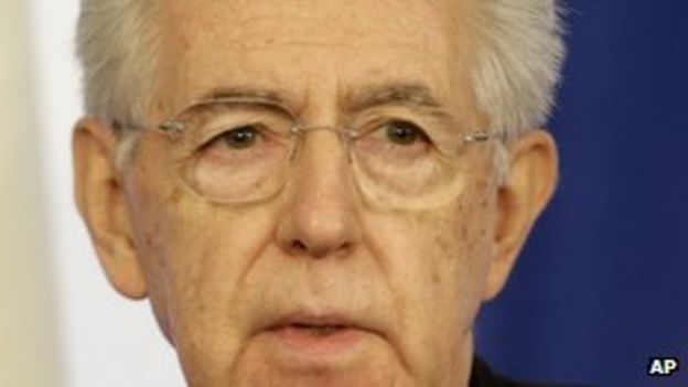 Mario Monti 'available to lead Italy' - BBC News
