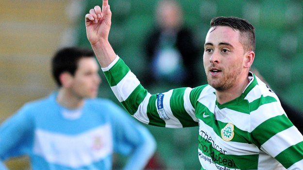 Striker Shane Dolan signs for Ballymena United - BBC Sport