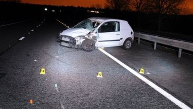 A19 death crash texting driver jailed - BBC News