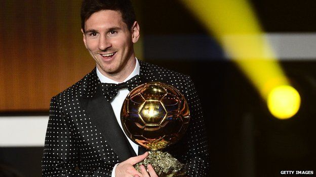Messi wins Ballon d'Or, beating Ronaldo and Iniesta - BBC Newsround
