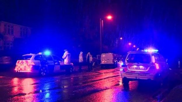 Dinas Powys collision: Three pedestrians taken to hospital - BBC News