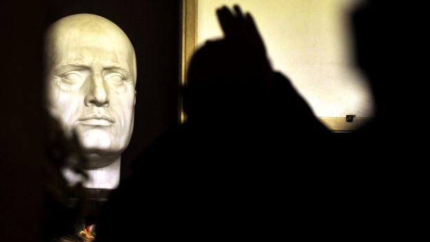 Mussolini message to future revealed under Rome obelisk - BBC News