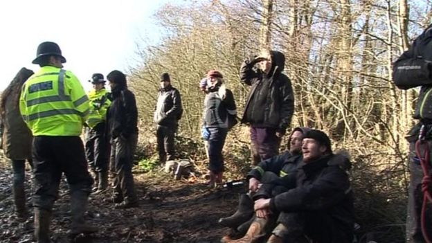 Hastings Bexhill £120m link road opens amid protests - BBC News