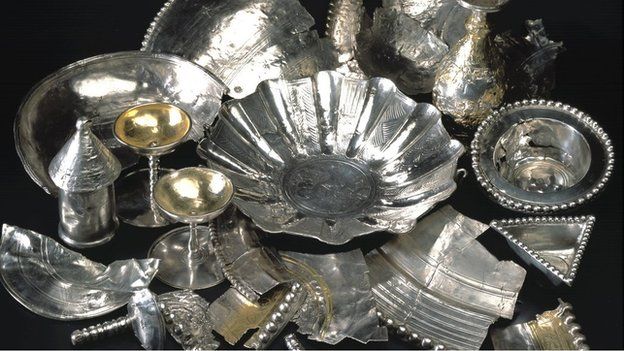 What would chopped up Traprain Law Roman silver have looked like? - BBC ...