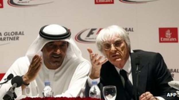 Emirates signs five-year sponsorship deal with Formula One - BBC News