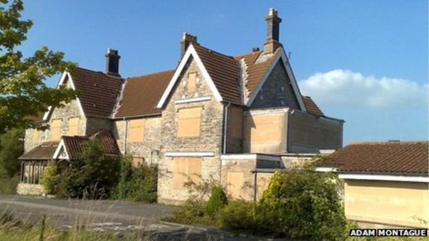 Somerset fire damages derelict Butleigh Hospital site - BBC News