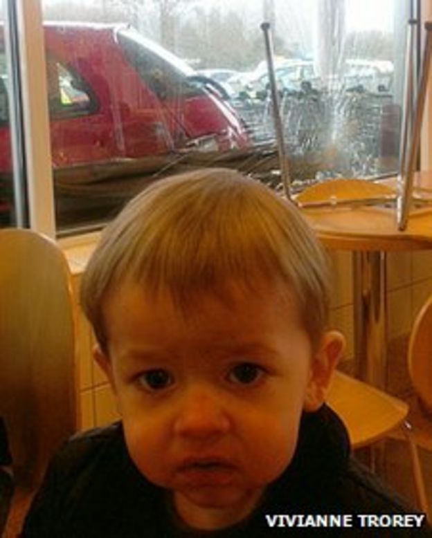 Swaffham Waitrose cafe car crash leaves driver injured - BBC News