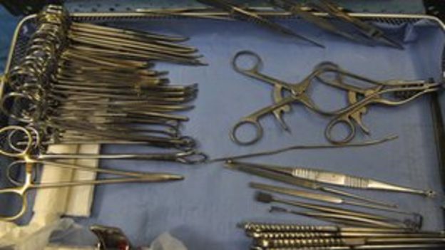 Unusual moisture found on medical tools at Borders hospital - BBC News