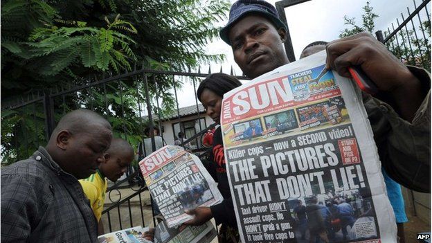 South Africa police 'brutality' sign of violent society - BBC News