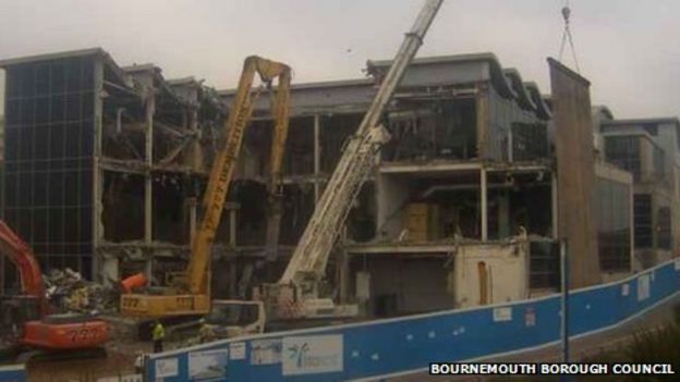 Bournemouth Imax demolition 'on target' - BBC News