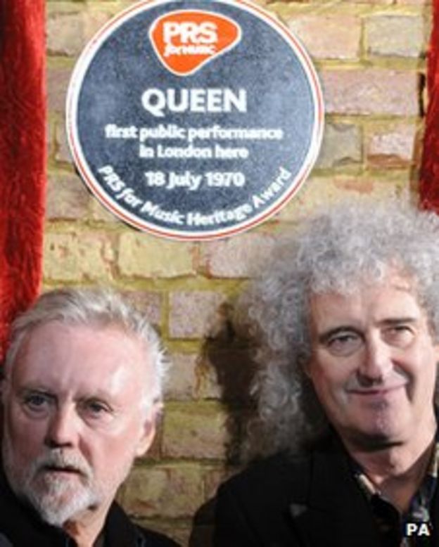 Heritage award to mark Queen's first gig - BBC News
