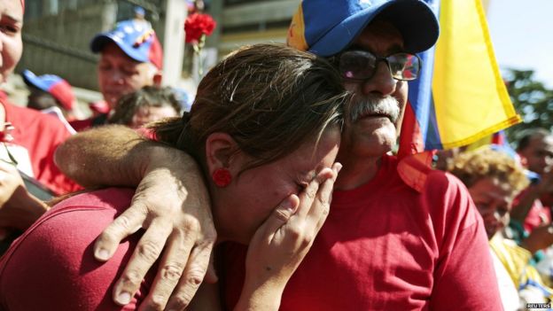 In pictures: Mourning for Chavez - BBC News