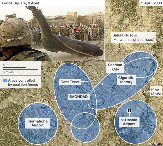 Marwa's story: 10 years since the bomb fell - BBC News