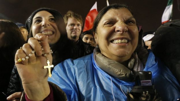 In pictures: Election of Pope Francis - BBC News