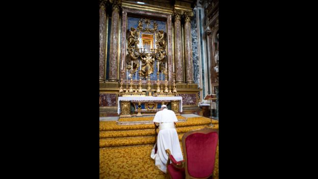 In pictures: Pope Francis - BBC News
