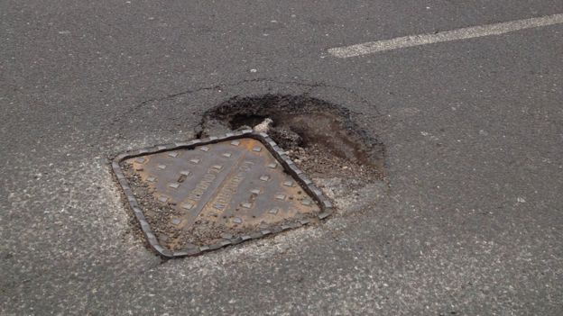 Potholes: Your photos - BBC News