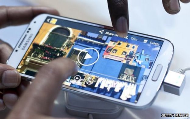 Samsung's New Galaxy - goodbye Google? - BBC News