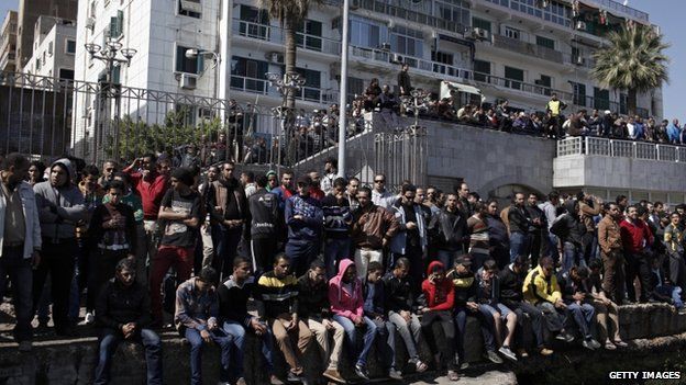 Resentment still felt beneath calm in Port Said - BBC News