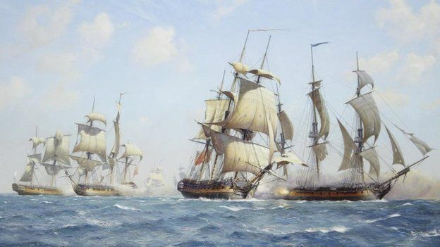 Galloway battle painting of Francois Thurot for sale - BBC News