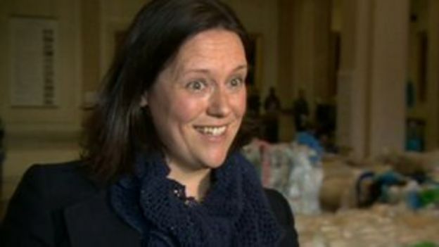 Artist Robyn Woolston installs rubbish bales in Walker Art Gallery ...