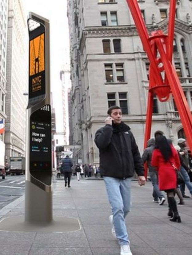 New York's phone boxes get new lease of life - BBC News