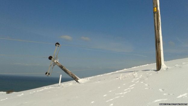 In Pictures: The Isle of Man under snow - BBC News