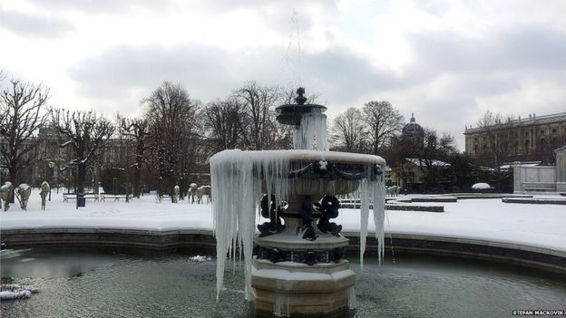 Snow in Europe: your pictures - BBC News
