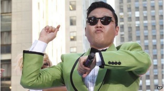 Psy breaks another YouTube record for views in a day - BBC News